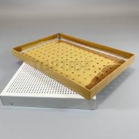 China Custom Made Exterior Suspended Aluminium Windproof Ceiling Metal Curved Washable Ceiling Tiles for sale