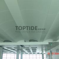China Acoustic Absorption Coefficient Punching Aluminum Metal 2 X 4 Acoustic Ceiling Tiles for sale