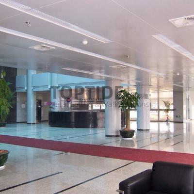 China 0.8mm Thick Clip In Ceiling System False Suspended Snap In Ceiling Board for sale