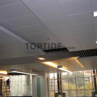 China Fire Retardant Noise Reduction Hook On Ceiling System Perforated 2 X 4 Ceiling for sale