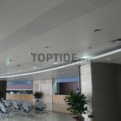 China Replacing Wall Ceiling Metal Cladding Aluminum Suspended Waterproof Drop Ceiling Tiles for sale