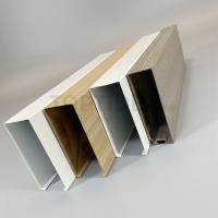 China Decorative Aluminum Silver Grey Linear Suspended Ceiling Grid Systems for sale