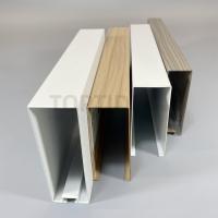 China Coloured Suspended Ceiling Tiles White Floating Aluminium Strip False Ceiling for sale