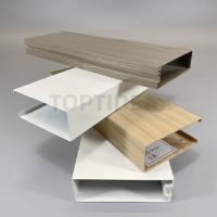 China Coloured Suspended Ceiling Tiles White Floating Aluminium Strip False Ceiling for sale