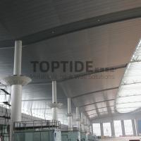 China Commercial Suspended Metal Linear Ceiling ISO Continuous Drop Ceiling Metal Grid for sale