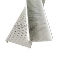 China Commercial Suspended Metal Linear Ceiling ISO Continuous Drop Ceiling Metal Grid for sale