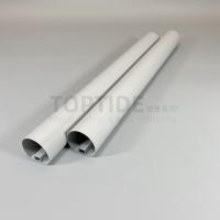 China Aluminum Linear Strip Ceiling Acoustic Aluminium Round noise Reduction Insulation Ceiling for sale