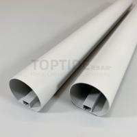 China Decorative Aluminium Profile Suspended 50mm Metal Round Tube Noise Cancelling Ceiling Panels for sale