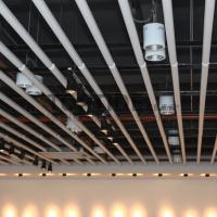 China Suspended Aluminum Linear Round Pipe Building Metal Panel Cladding Systems for sale