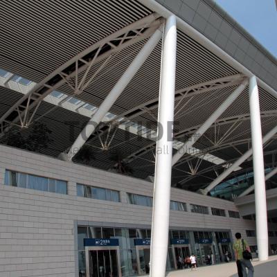 China Hotel SONCAP Decoration Linear Metal Ceiling RAL Decorative Drop Ceiling Tiles for sale