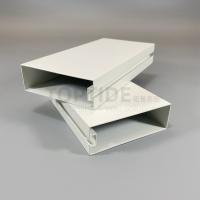 China Slanting HPL Wooden Aluminum Suspended Profile Baffle Metal Ceiling for sale