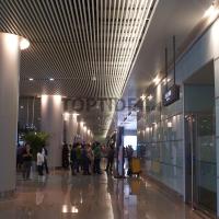 China Decorative Aluminum Profile Baffle Strip Decorational Suspended Metal False White Metal Ceiling Tiles for sale