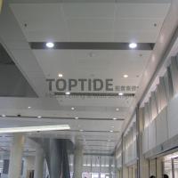 China Acoustic Metal Suspended Ceiling Tiles Micro Aluminium White Perforated Panels for sale