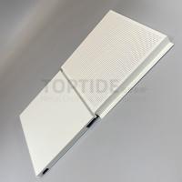 China Groove Aluminium Ceiling Board Suspended Line Metal False Waterproof Drop Grid Ceiling Tiles for sale