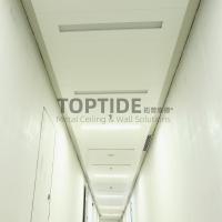 China Exhibition Hall Or Airport Customized Irregular Shapes Perforated Aluminum Acoustic Ceiling Panel for sale