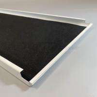 China Exhibition Hall Or Airport Customized Irregular Shapes Perforated Aluminum Acoustic Ceiling Panel for sale