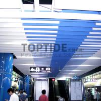 China Microporous Aluminum Acoustic Ceiling Decoration Roof Metal Drop Linear Ceiling for sale