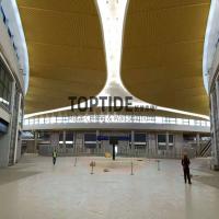 China Waterproof Stretch Metal Baffle Ceiling Fireproof Roof Suspended Acoustic False Ceiling for sale