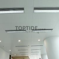 China Customized Decorative Design White Decorative Ceiling Tiles For Light for sale