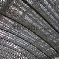 China Decorative Integrated 316 Stainless Steel Suspended Wire Mesh Ceiling Tiles for sale