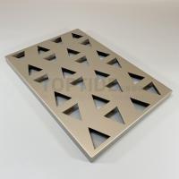 China Special Artistic Holes Customized Aluminum Panels Metal External Wall Cladding for sale