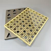China Special Artistic Holes Customized Aluminum Panels Metal External Wall Cladding for sale