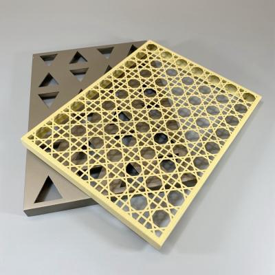 China Special Artistic Holes Customized Aluminum Panels Metal External Wall Cladding for sale