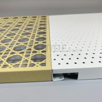 China 1.2mm Thick Acoustic False Ceiling Tiles Exterior Perforated Aluminium Wall Cladding for sale