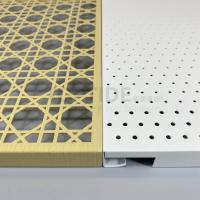 China 1.2mm Thick Acoustic False Ceiling Tiles Exterior Perforated Aluminium Wall Cladding for sale