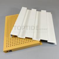 China 3.0mm Wooden Aluminum Decorative Panel Polyester CTC Powder Coating Wall Covering for sale