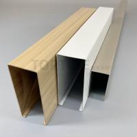 China Building Materials Aluminum Linear Strip Curved Metal Panel Decorative Wall Cladding for sale