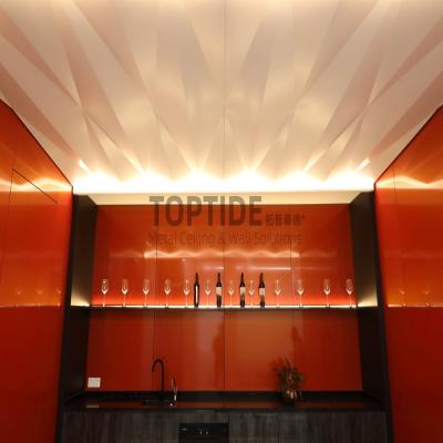 China False White Hanging Metal Profile Triangle Grid Ceiling For Commercial Exposed Tee Grid for sale