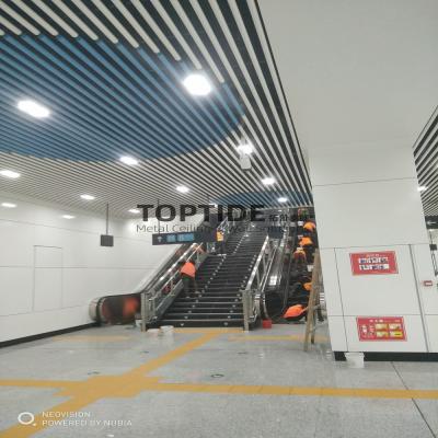 China Special Design Building Decorative Extrusion Materials Customized False Metal Ceiling Panel Strips for sale