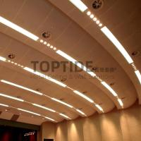 China Interior Exterior 4.0mm Curved Acoustic Ceiling Board Cloud Ceiling Panels for sale