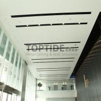 China 0.6mm RAL9016 White Sandwich Metal Decorative Ceiling Tiles Weather Resistance for sale