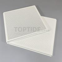 China Commercial CTC Certification Acoustical 2x2 Lay In Ceiling System Perforated Metal Ceiling for sale