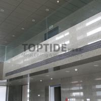 China Suspended Square 600mm Decorative Drop Ceiling Tiles Soundproofing Metal for sale