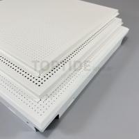 China CE Approval Sound Absorbing 600mm Aluminium Ceiling Board Perforated Aluminum Decorative Drop Ceiling Tiles for sale