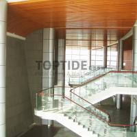 China Polyester Precoat 1.5mm Aluminium Baffle Ceiling With SoundTex Fleece Decorative Acoustic Ceiling Tiles for sale