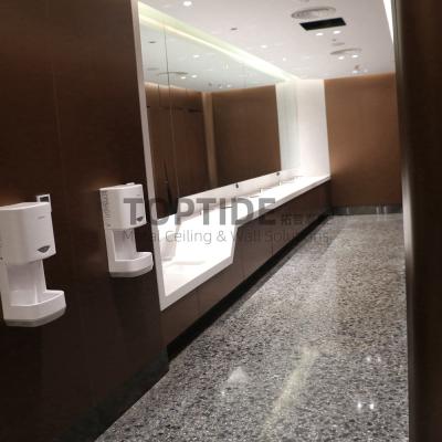 China Waterproof Noise Reduction 400mm Environmental Friendly Aluminium Ceiling Board For Bathrooms for sale