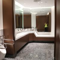 China Waterproof Noise Reduction 400mm Environmental Friendly Aluminium Ceiling Board For Bathrooms for sale