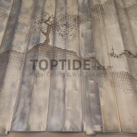 China 3.0mm Thickness Aluminum Decorative Panel Acoustic Metallic Perforation Metal Screen Panels for sale