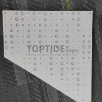 China Aluminum Metal Acoustic False Ceiling Tiles Perforated Panel With LED Lighting for sale