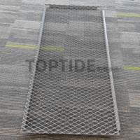 China Gray Color Power Coated Metal Mesh Cladding And Ceiling For Office for sale