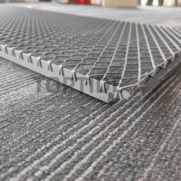 China 600x1200mm Metal Mesh Ceiling Panel Suspended Welded Wire Mesh Metal False Decoration for sale