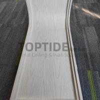 China Solid Panels False Aluminum Metal Ceiling 0.6mm Thick RAL9016 Traffic White for sale