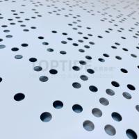 China 400×600mm Metal Acoustic False Ceiling Tiles Perforated Drop Ceiling for sale