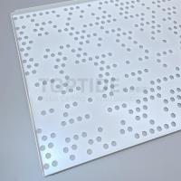 China 400×600mm Metal Acoustic False Ceiling Tiles Perforated Drop Ceiling for sale