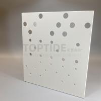 China RAL9010 Artistic Design Aluminium Ceiling Board CTC Metal Square Ceiling Tiles for sale
