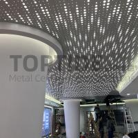 China RAL9010 Artistic Design Aluminium Ceiling Board CTC Metal Square Ceiling Tiles for sale